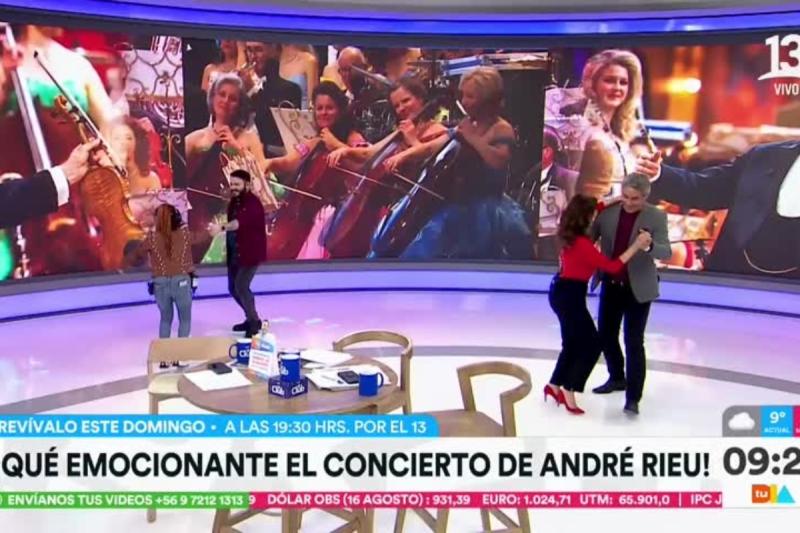 Priscilla Vargas y José Luis Repenning sorprendieron al bailar vals en "Tu Día" | 13.cl